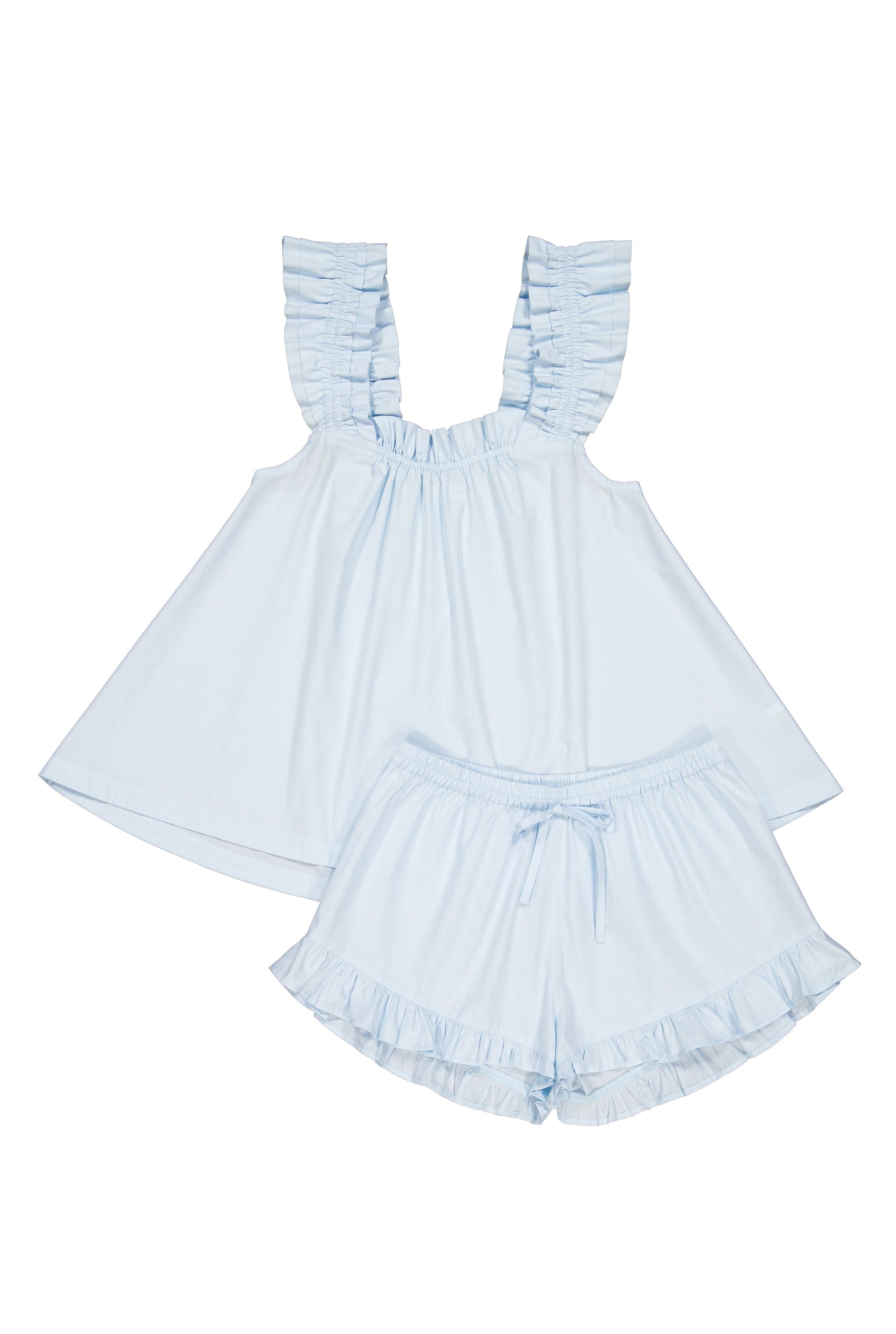 Nicolette Sleep Set - Cotton - Baby Blue – Piyama USD