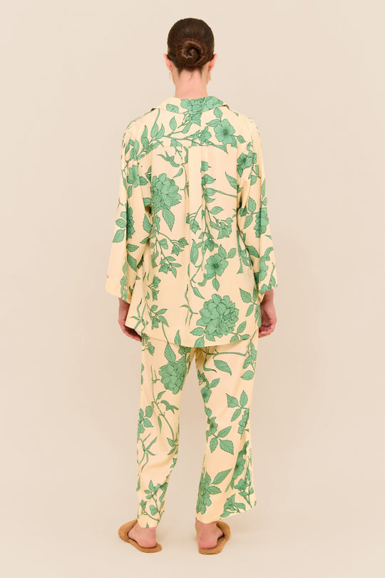 Peta Sleep Set - Long - Twill - Romantic Floral – Piyama USD