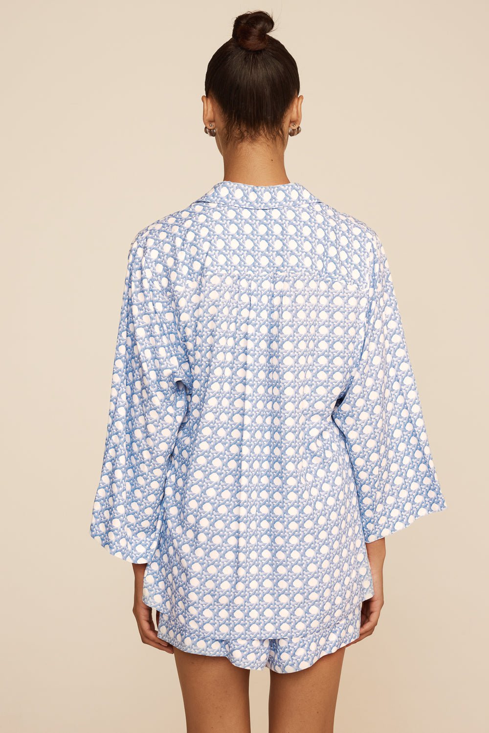 Peta Sleep Set - Rattan - Cornflower Blue – Piyama USD