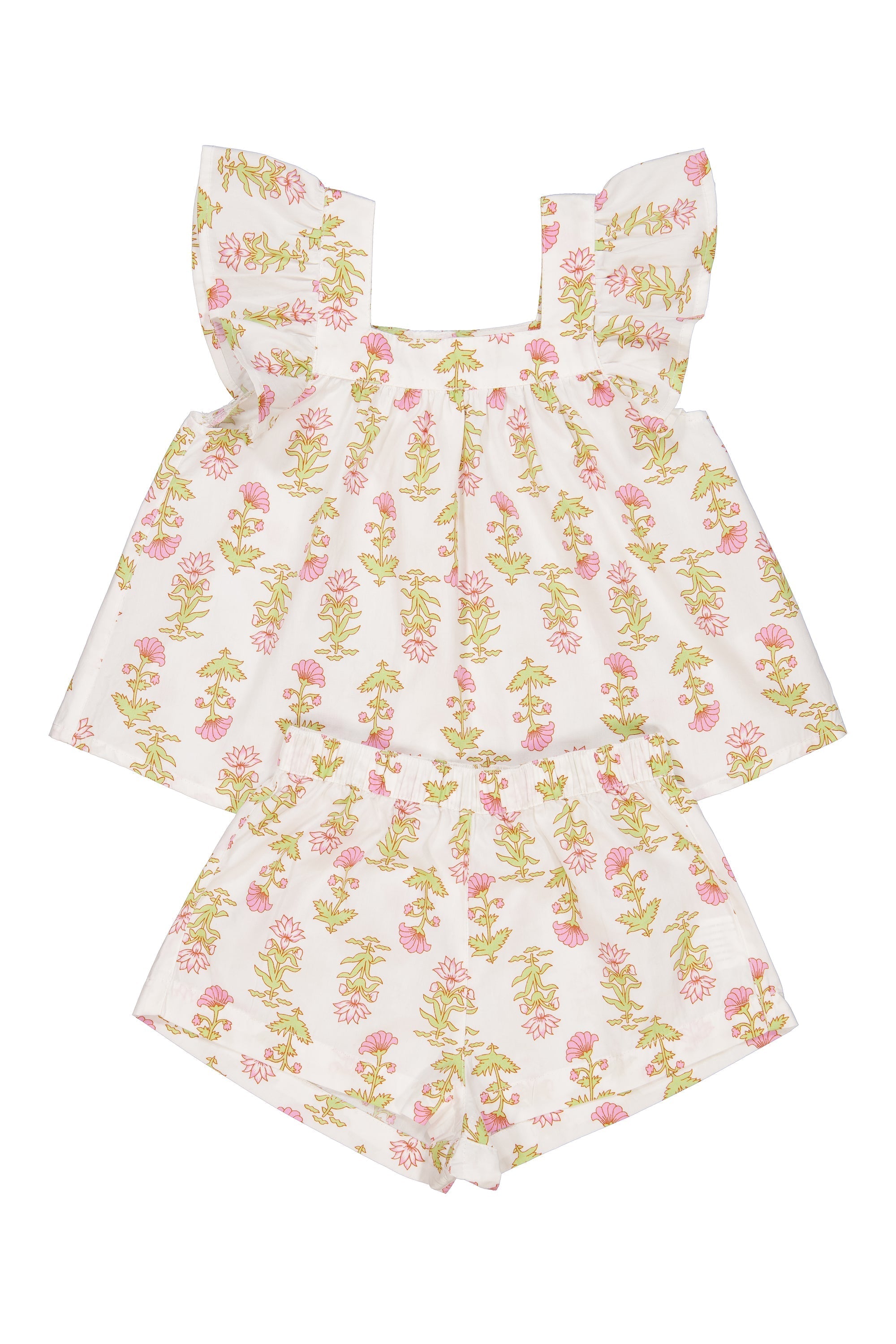 Harriet Mini Lounge Set - Lotus Flower - Pink – Piyama USD