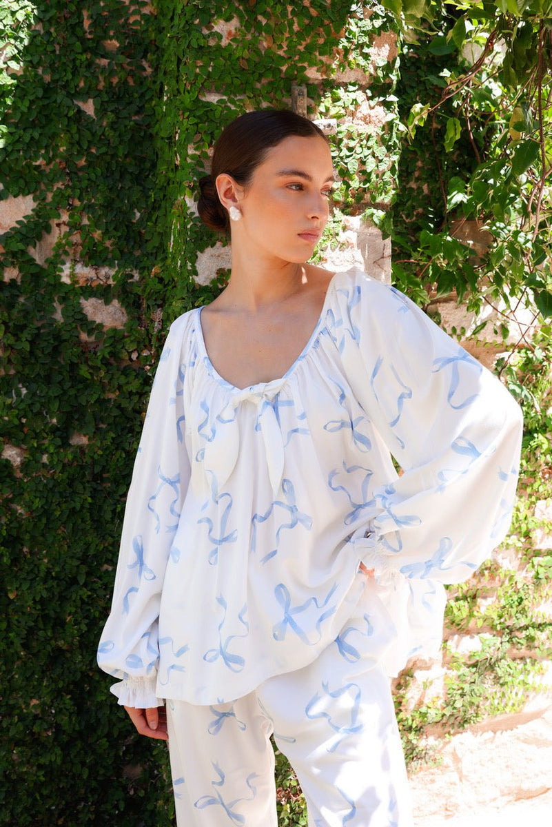 Heidi Sleep Set - Long - Bow – Piyama USD